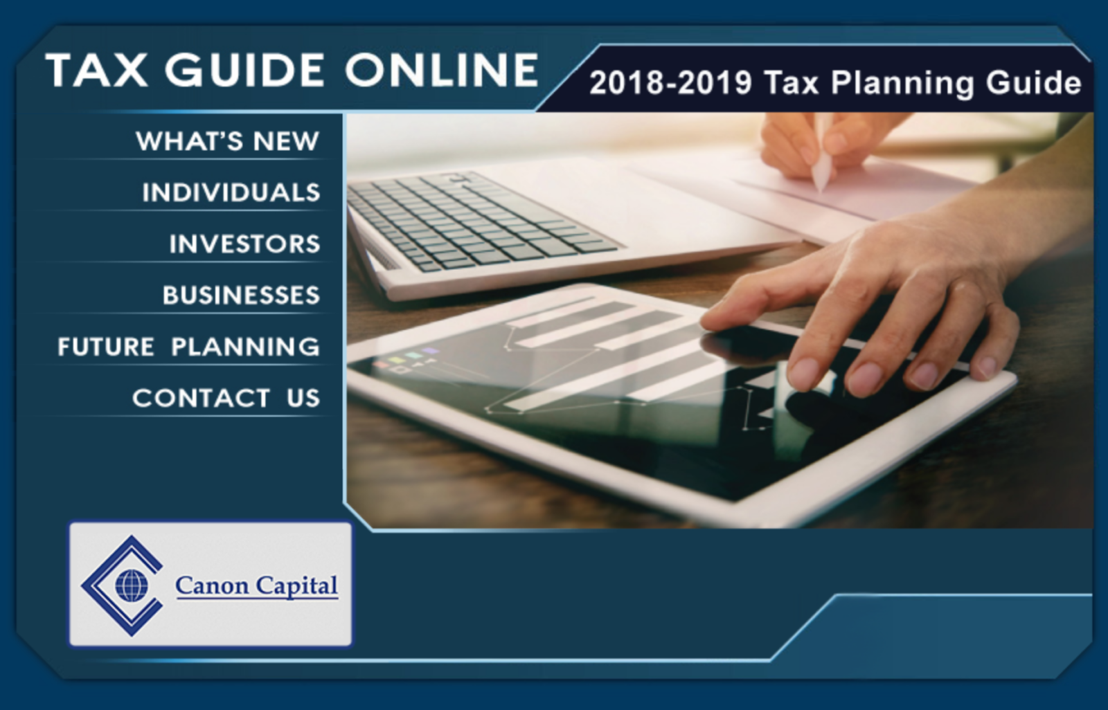 Get the 2018-19 Tax Planning Guide | Canon Capital Management Group, LLC