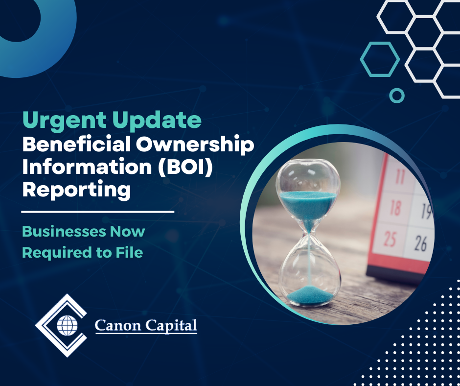 Urgent Update on BOI Filing Requirements – Filing Now Required | Canon ...